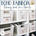 Boho Rainbow Library Book Bin Labels - Etsy