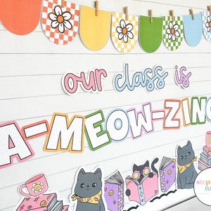 Reading Cats Bulletin Board | Library Bulletin Board Ideas | Reading ...
