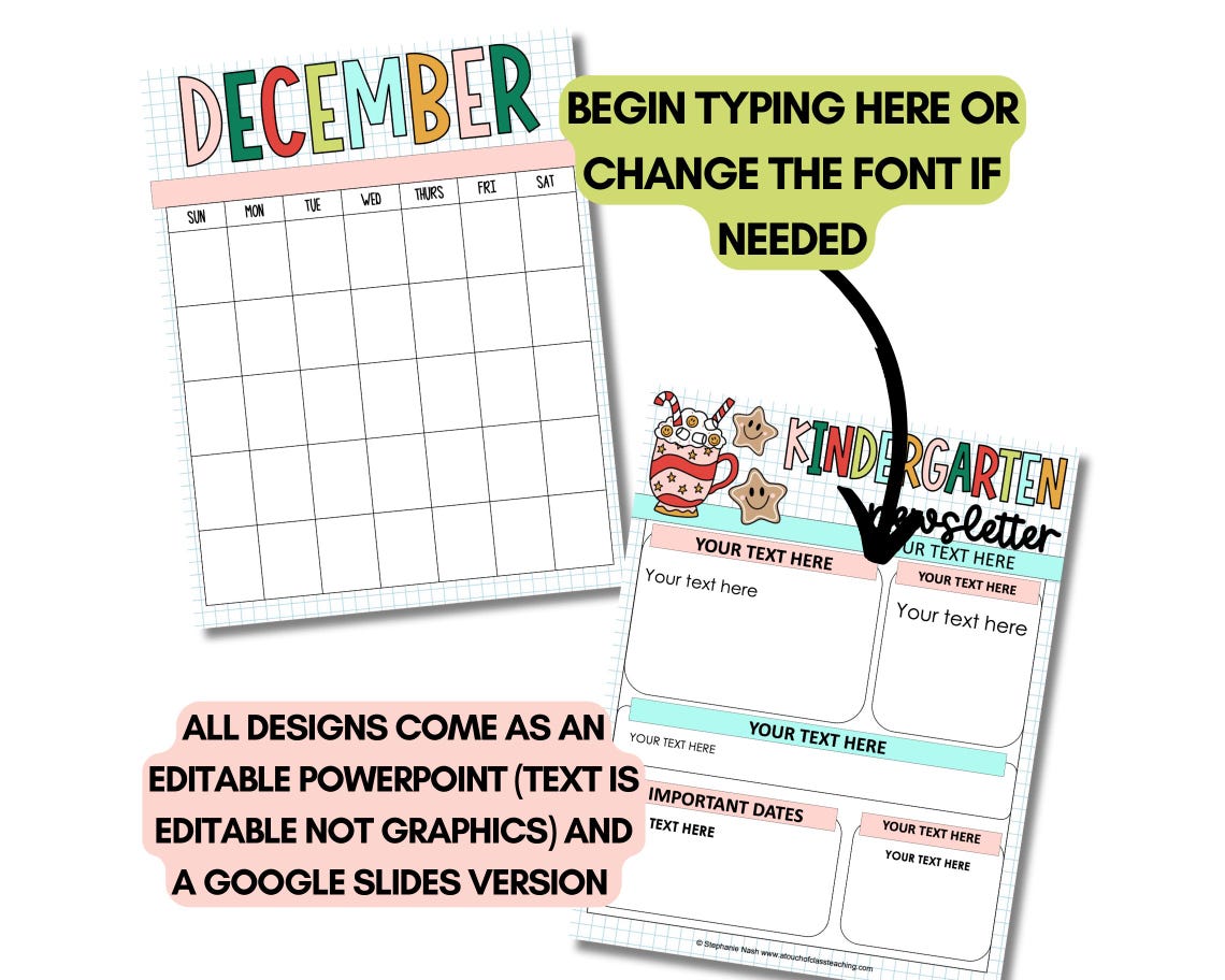Christmas Newsletters | December Newsletter | Christmas Newsletter ...