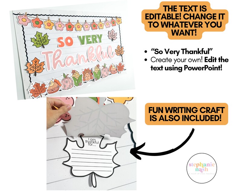 Thanksgiving Bulletin Board | November Bulletin Board With Student ...