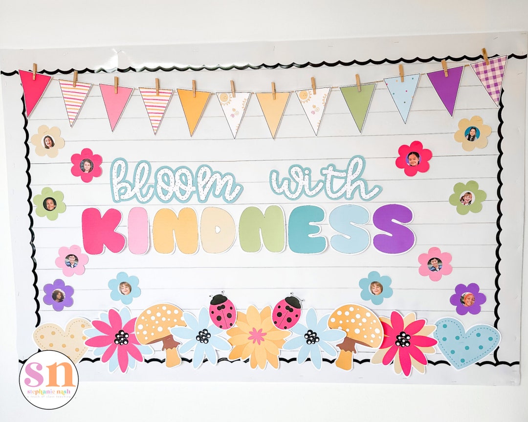 Spring Bulletin Boards | Kindness Bulletin Board | April Bulletin Board ...