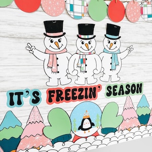 Winter Bulletin Board | Snowman Bulletin Board | Bulletin Board Ideas ...