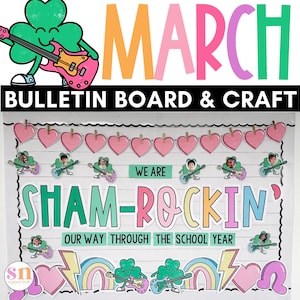 March Bulletin Boards | St. Patrick's Day Bulletin Board | Shamrock ...