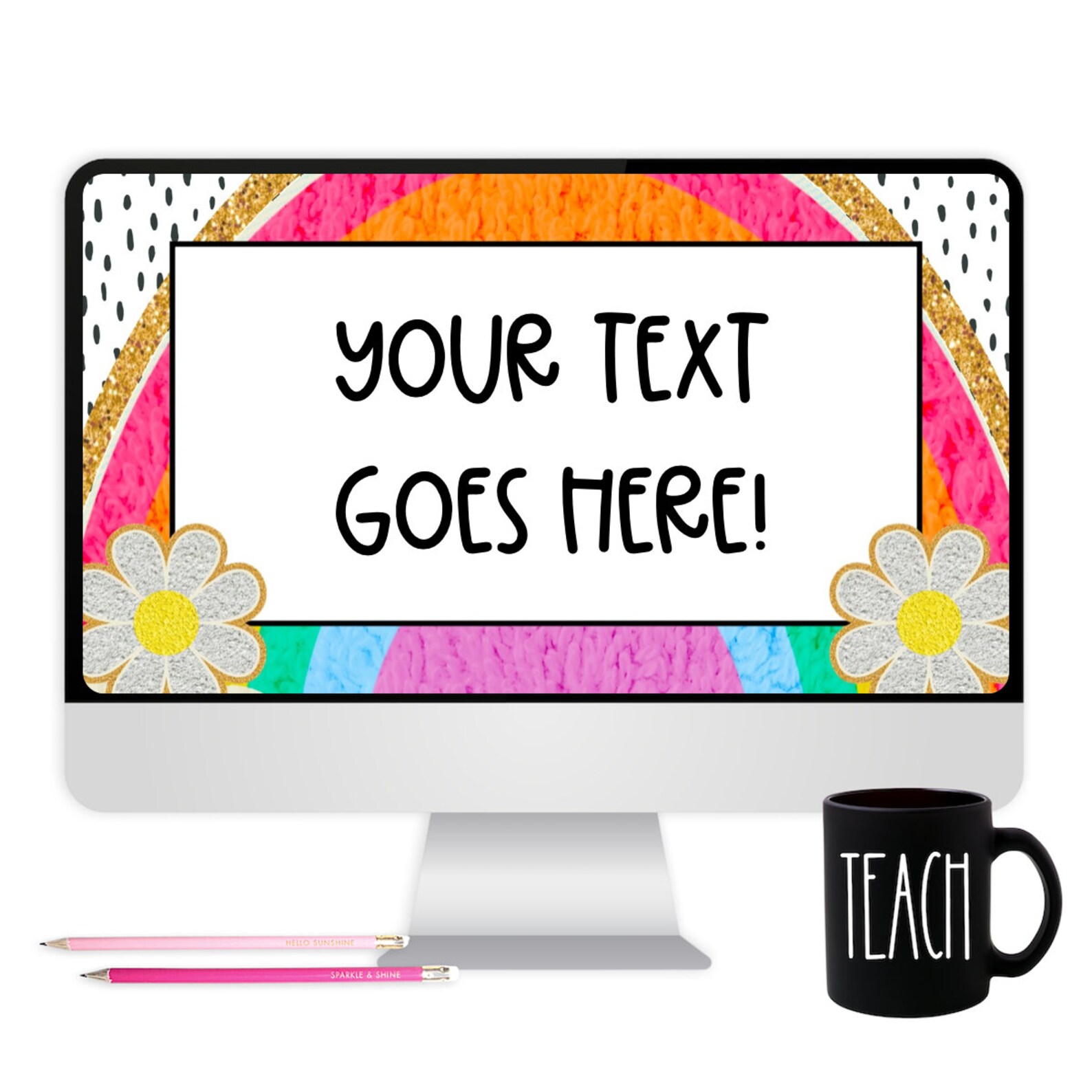 Groovy Classroom Decor | Slides Template - Etsy