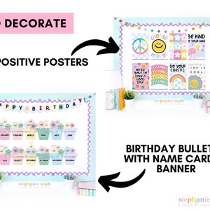 Bright Classroom Decor Bundle | Retro Classroom Decor | Groovy ...