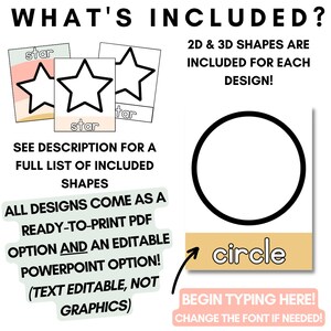 Calm Pastel Classroom Decor | 2D & 3D Shapes Posters | Editable | *NEW ...