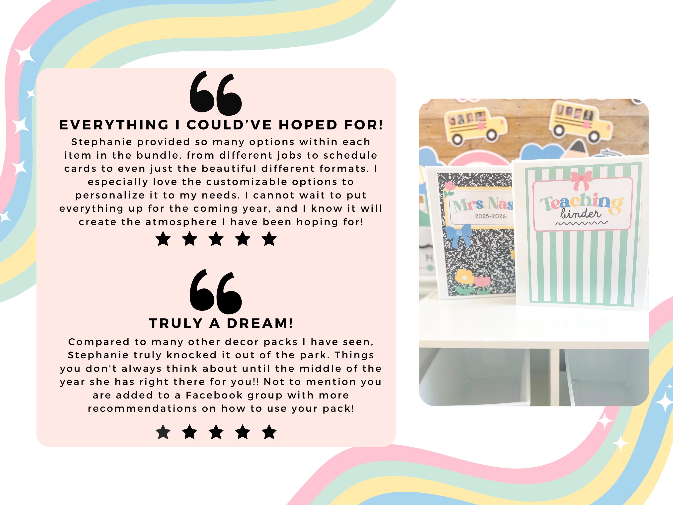 Pastel Classroom Decor Bundle | Classroom Decor Theme | Classroom Decor ...