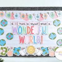 Spring Bulletin Board, Printable Spring Classroom Decor, Butterfly ...