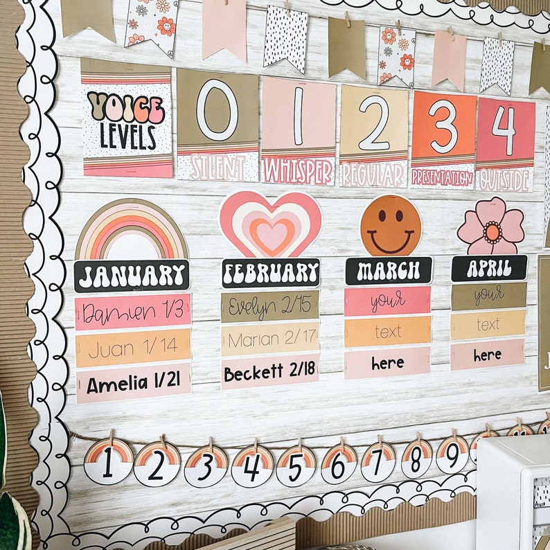 Retro Classroom Decor Bundle - Etsy