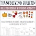 Thanksgiving Bulletin Board Kit & Student Activity - Etsy