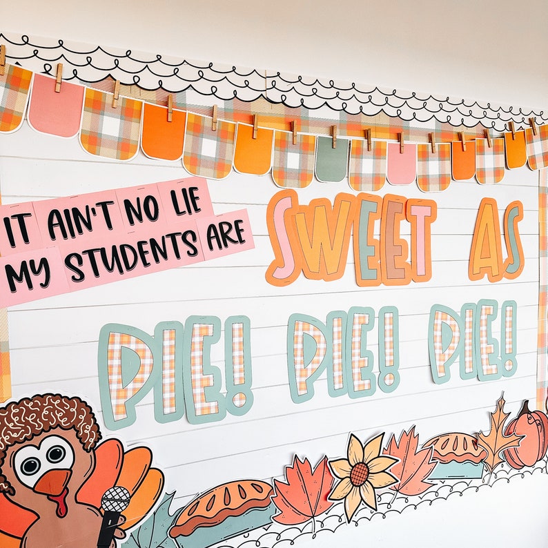 Thanksgiving Classroom Decor | Thanksgiving Door Decor | Bulletin Board ...