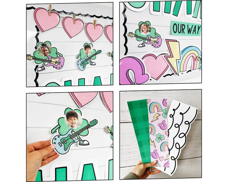 March Bulletin Boards | St. Patrick's Day Bulletin Board | Shamrock ...