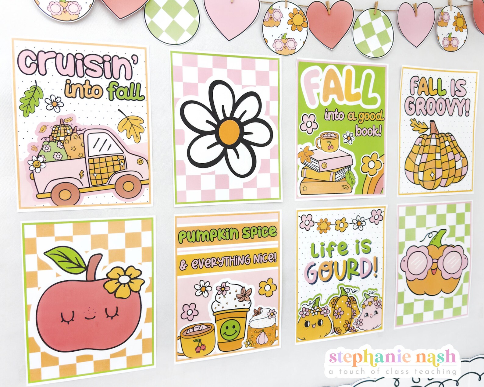 Fall Bulletin Board Classroom Posters | Editable - Etsy