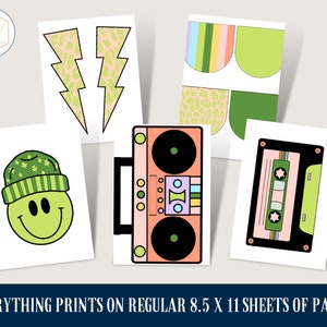 Retro 90's St. Patrick's Day Bulletin Board Kit | March Bulletin Board ...