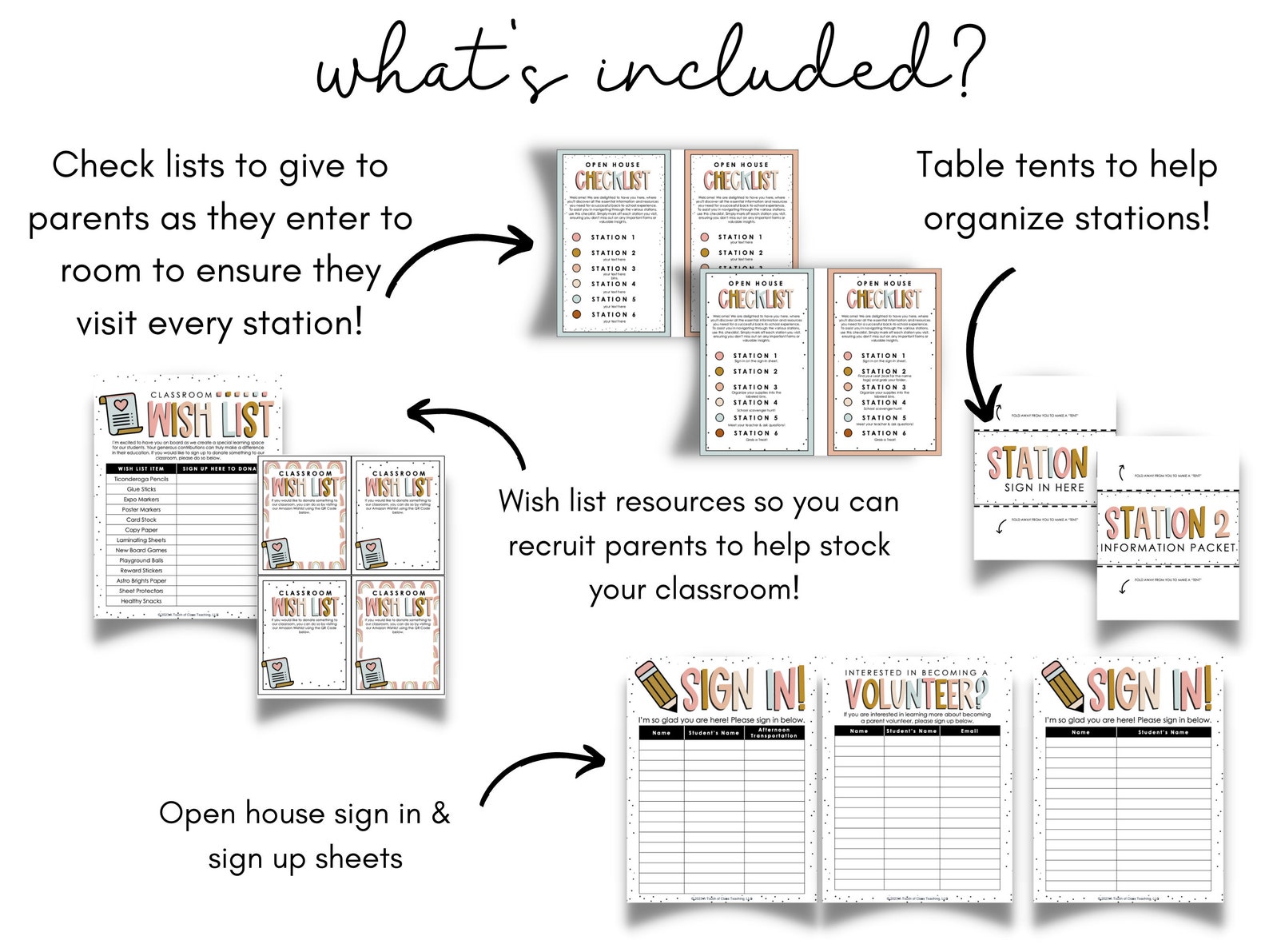 Boho Rainbow Back to School Open House Survival Kit! | Boho Rainbow ...