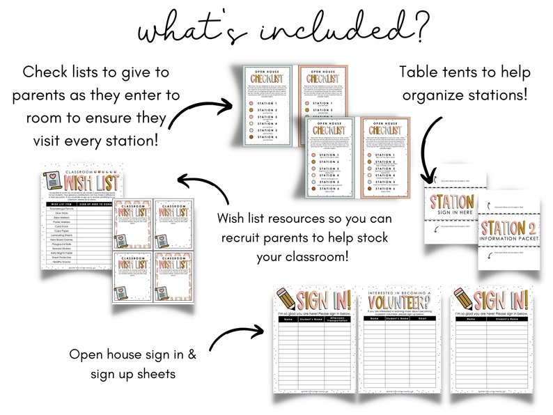 Boho Rainbow Back to School Open House Survival Kit! | Boho Rainbow ...