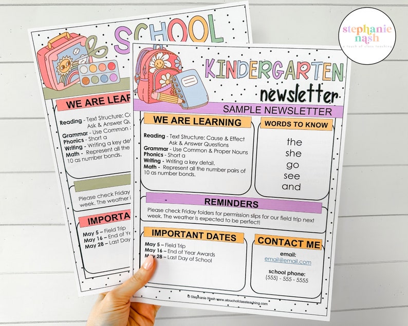 Classroom Newsletters | Newsletter Templates | Classroom Newsletter ...