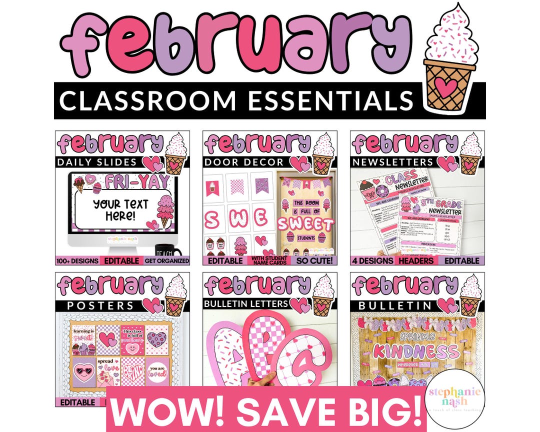February Classroom Decor | Valentine's Day Classroom Decor | February ...
