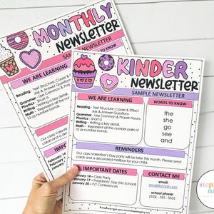 February Newsletters | Valentines Day Newsletter | February Newsletter ...