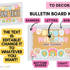 Bright Classroom Decor Bundle | Retro Classroom Decor | Groovy ...