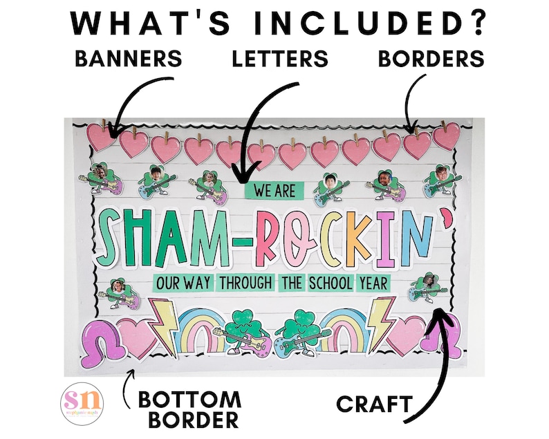 March Bulletin Boards | St. Patrick's Day Bulletin Board | Shamrock ...