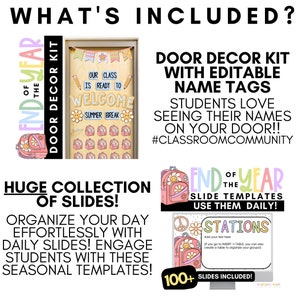 End of the Year Classroom Decor | Door Decor | Bulletin Board Letters ...