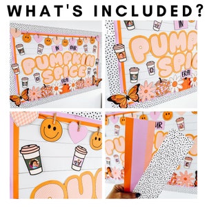 Fall Bulletin Board | Pumpkin Spice Bulletin Era Bulletin Board With ...