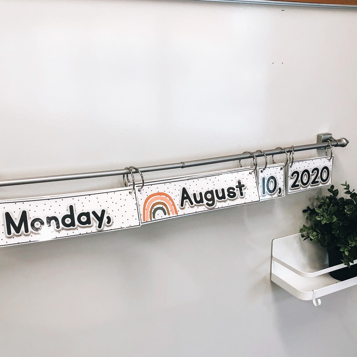 Boho Rainbow Flip Calendar - Etsy