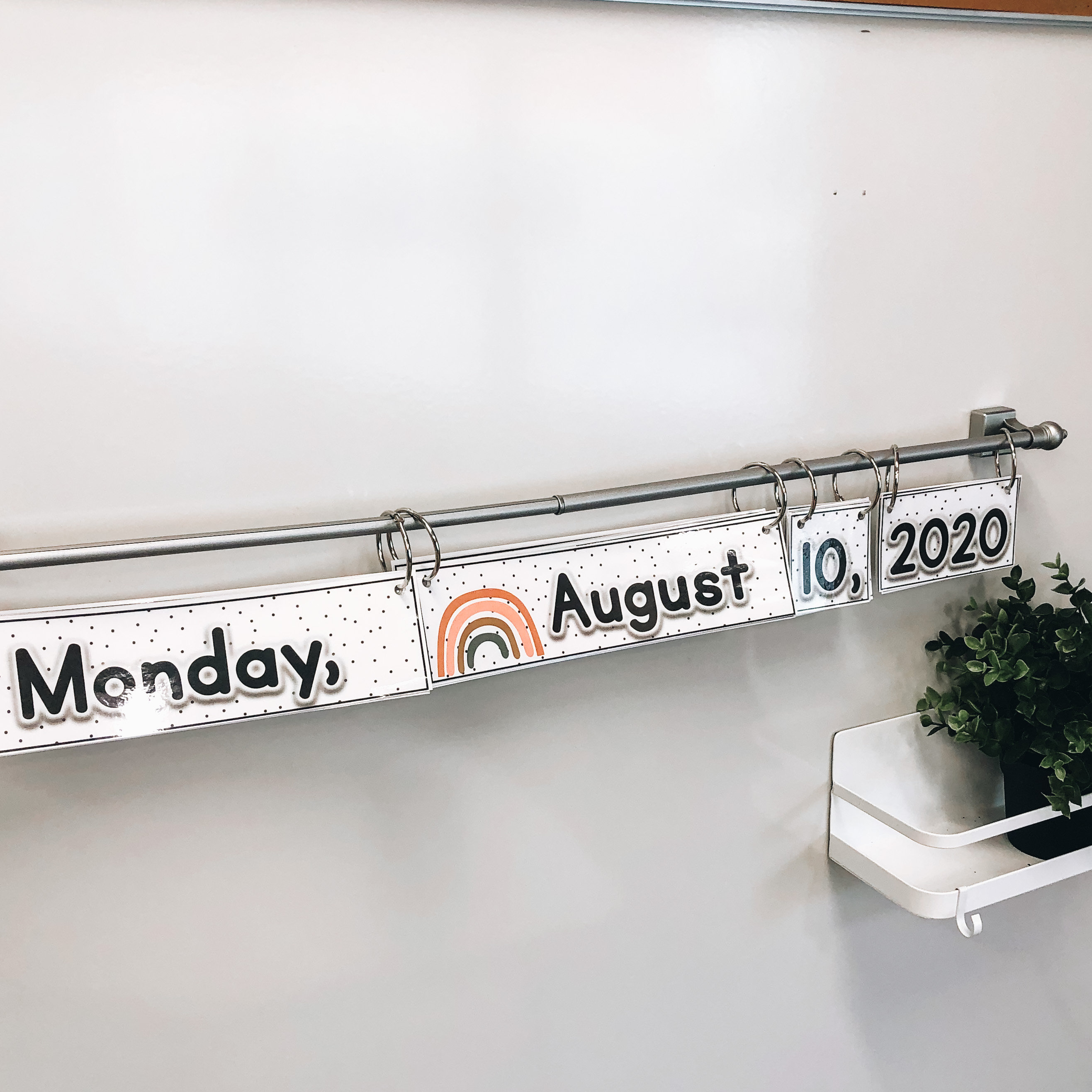 Boho Rainbow Flip Calendar - Etsy