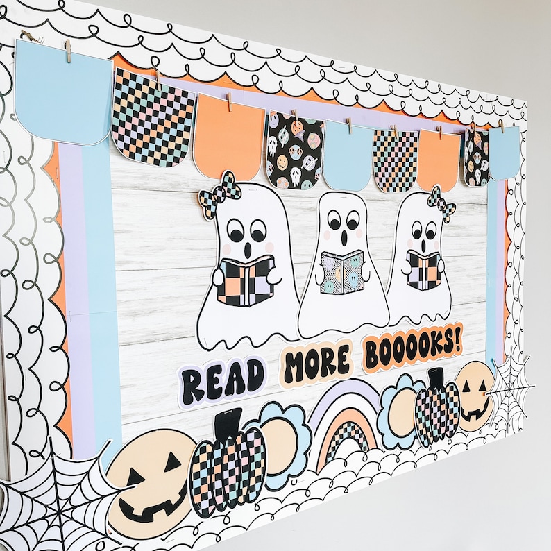 Halloween Bulletin Board Kit | October Bulletin Board Kit - Etsy