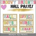 Groovy Classroom Decor | Hall Passes - Etsy