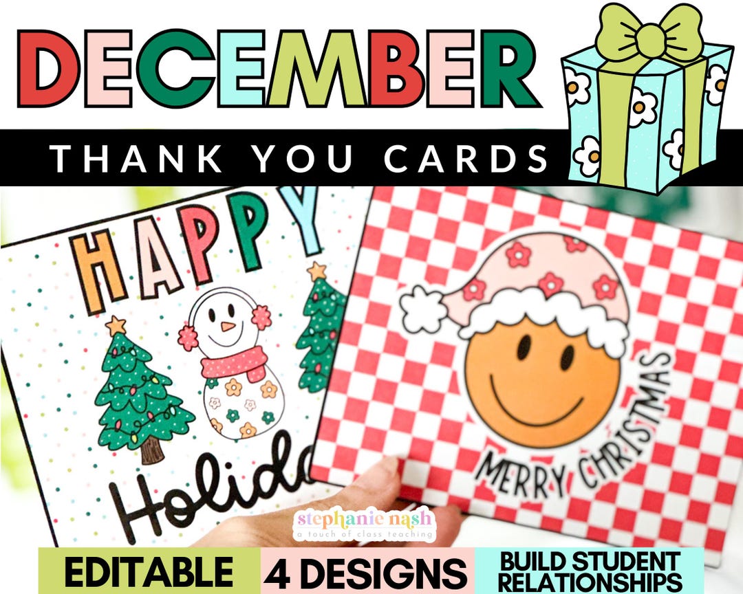 Christmas Thank You Cards | Christmas Gift Tags | Holiday Cards ...