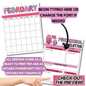 February Newsletters | Valentines Day Newsletter | February Newsletter ...