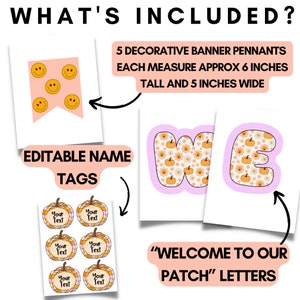 Fall Classroom Door Decor | Editable - Etsy