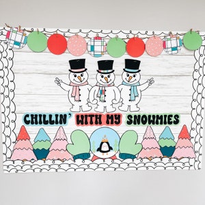 Winter Bulletin Board | Snowman Bulletin Board | Bulletin Board Ideas ...