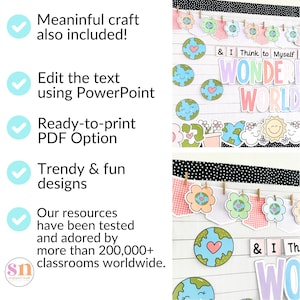 Spring Bulletin Boards | April Bulletin Board | Earth Day Craft for ...