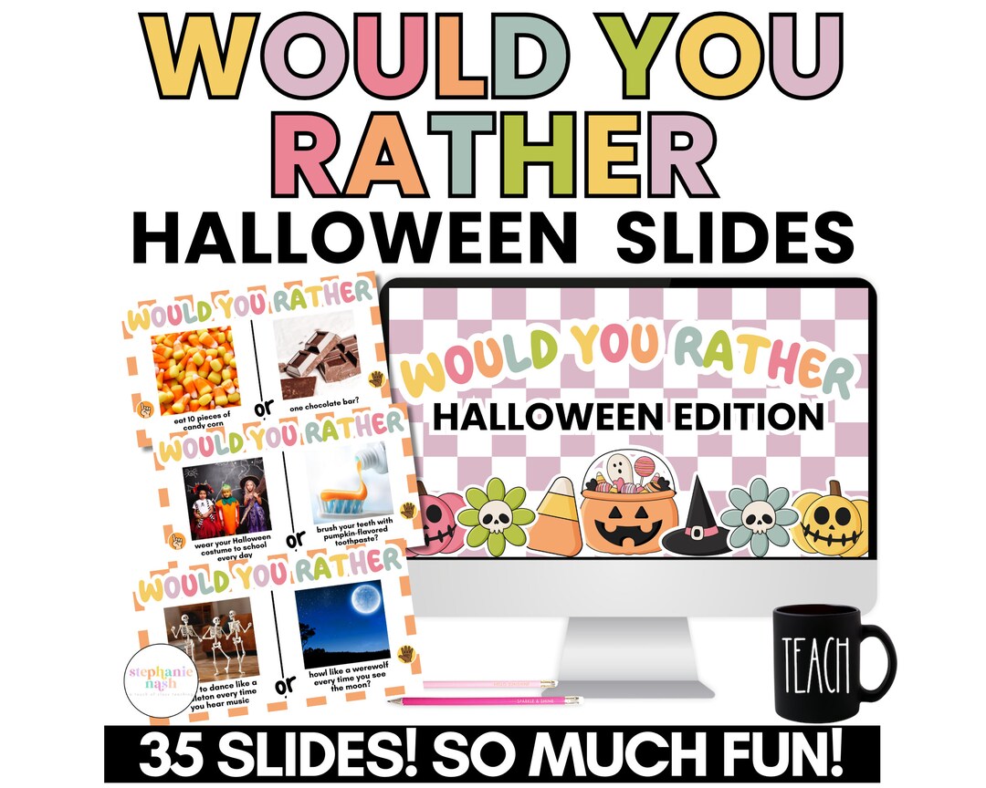 Fall Would You Rather Slides | Would You Rather Halloween Edition ...