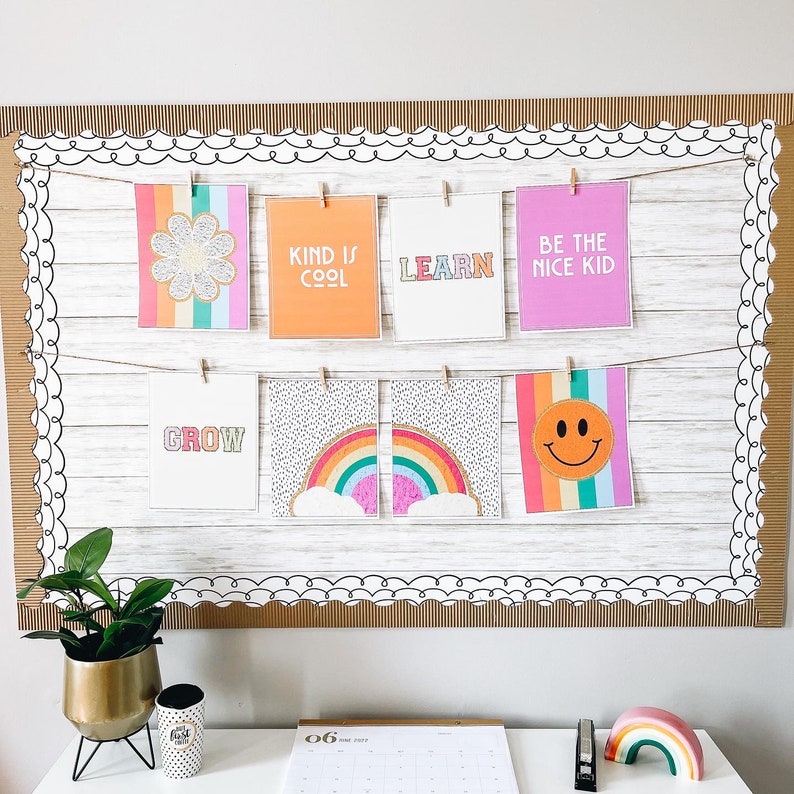 Groovy & Bright Classroom Decor Classroom Posters - Etsy