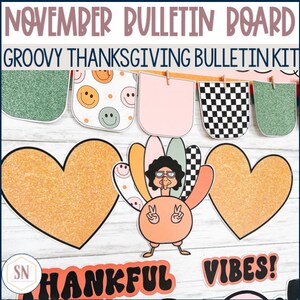 Thanksgiving Bulletin Board Kit | November Bulletin Board - Etsy