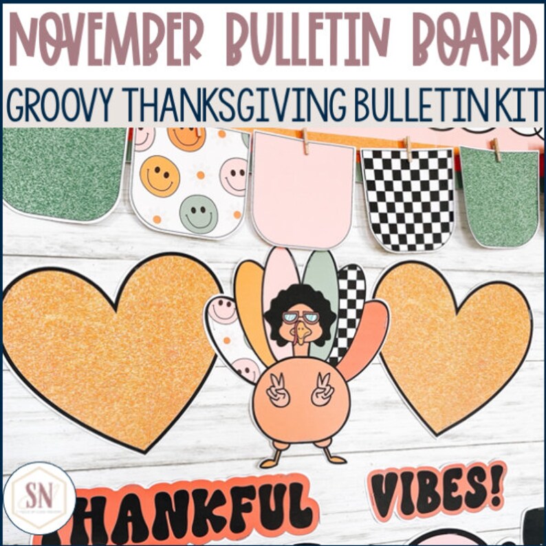 Thanksgiving Bulletin Board Kit November Bulletin Board - Etsy