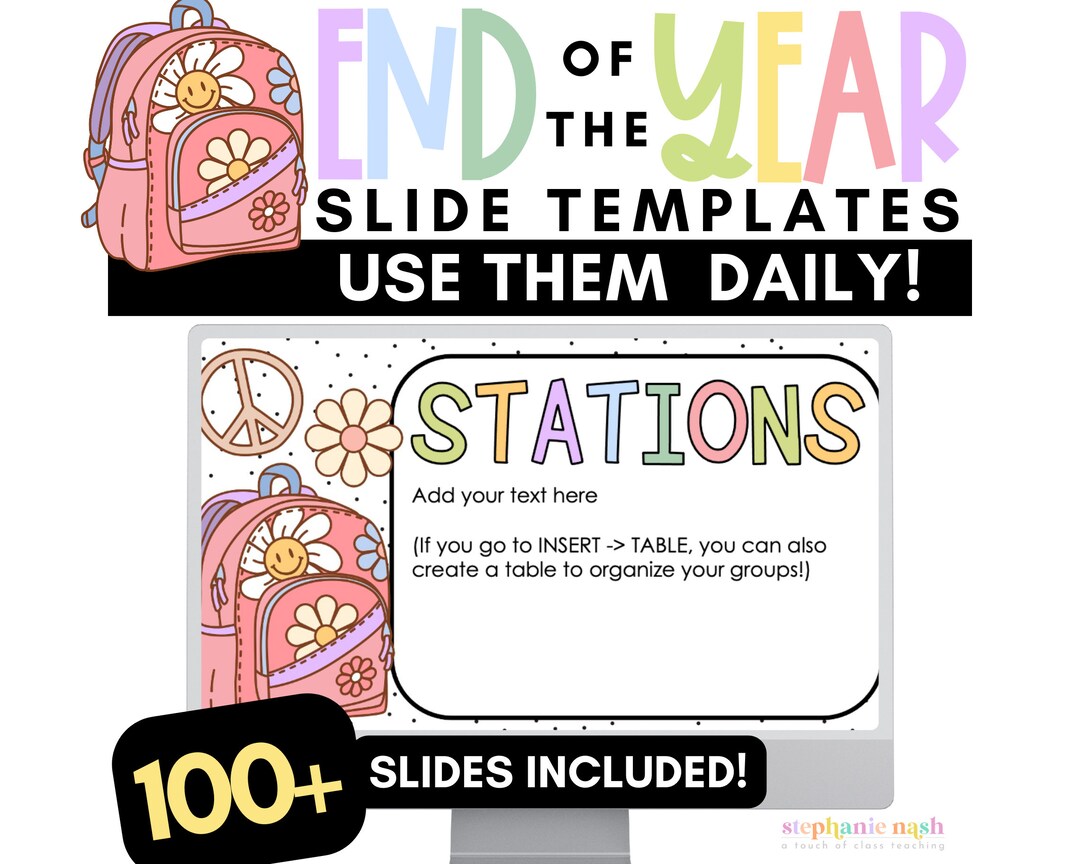 Daily Slides Templates | Morning Slides Editable | Daily Slides ...
