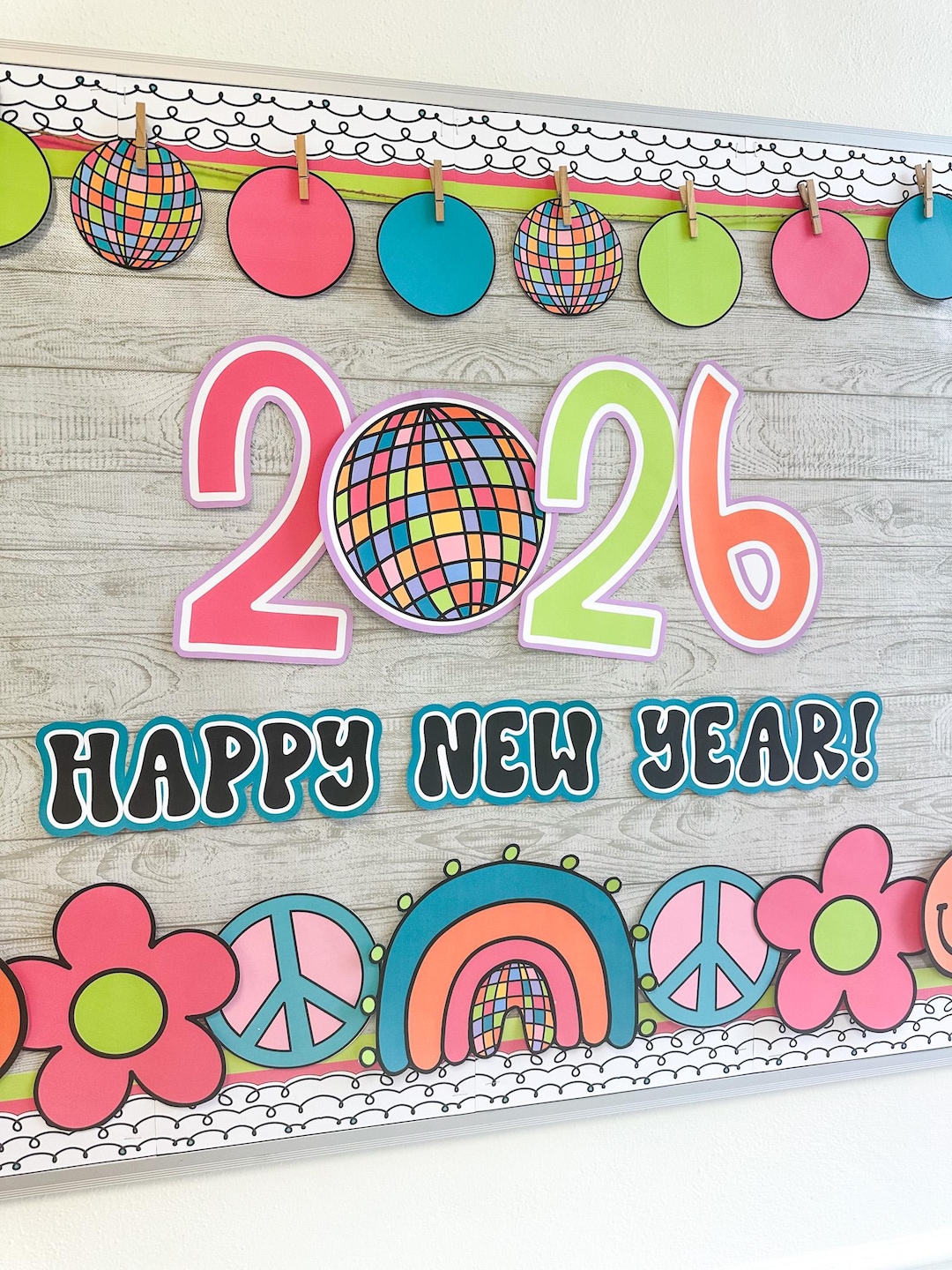 New Year Bulletin Board | New Years Bulletin Board Posters | Happy New ...