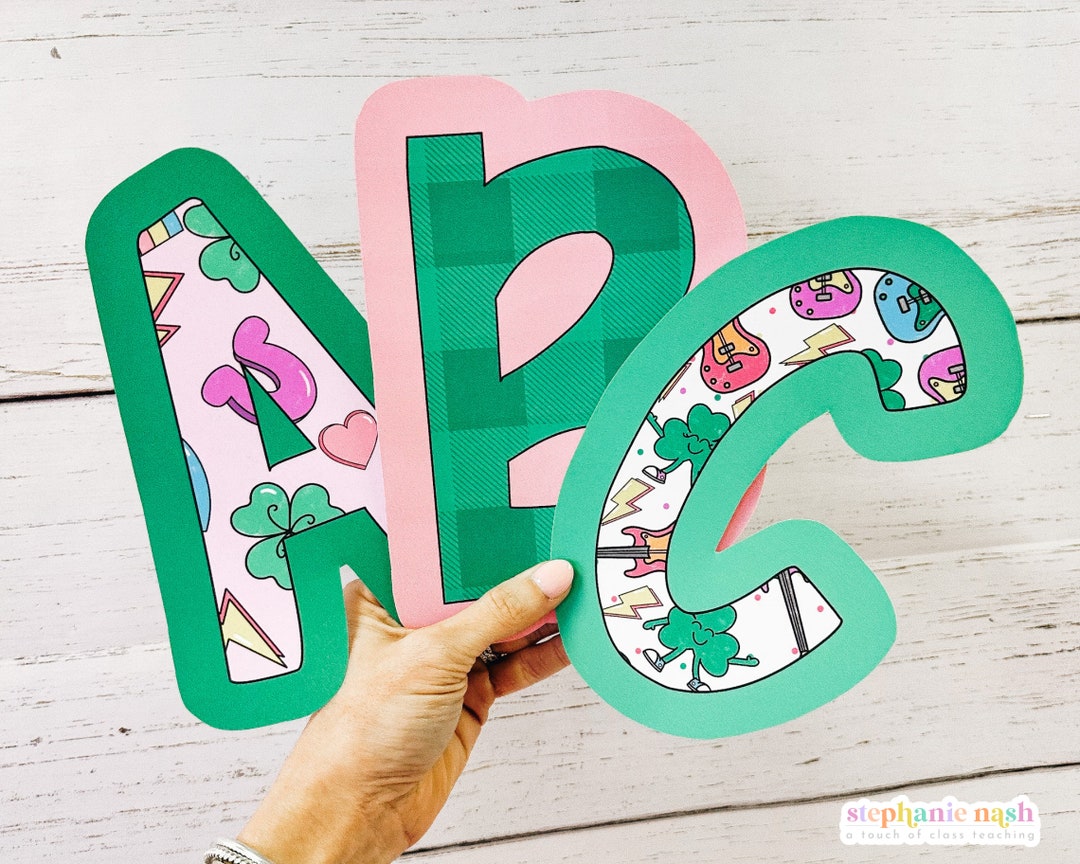 Bulletin Board Letters | March Bulletin Board Letters | St. Patrick's ...