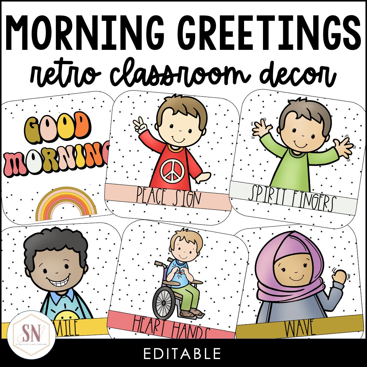 Retro Classroom Decor Morning Greeting Posters - Etsy