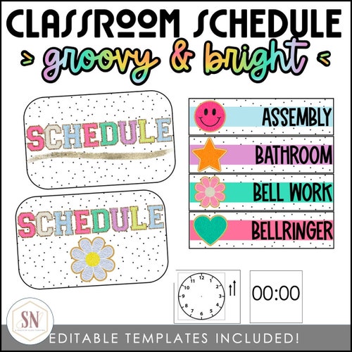 Groovy Classroom Decor Meet the Teacher Templates - Etsy