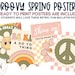 Groovy Spring Classroom Posters April Retro Flowers - Etsy