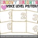 Groovy Classroom Decor | Glitter Voice Level Posters - Etsy