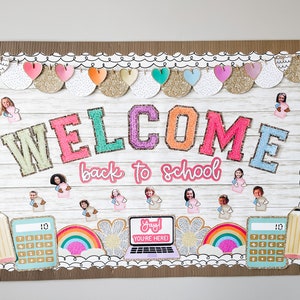 Back to School Bulletin Board With Fun Back to School Activity - Etsy