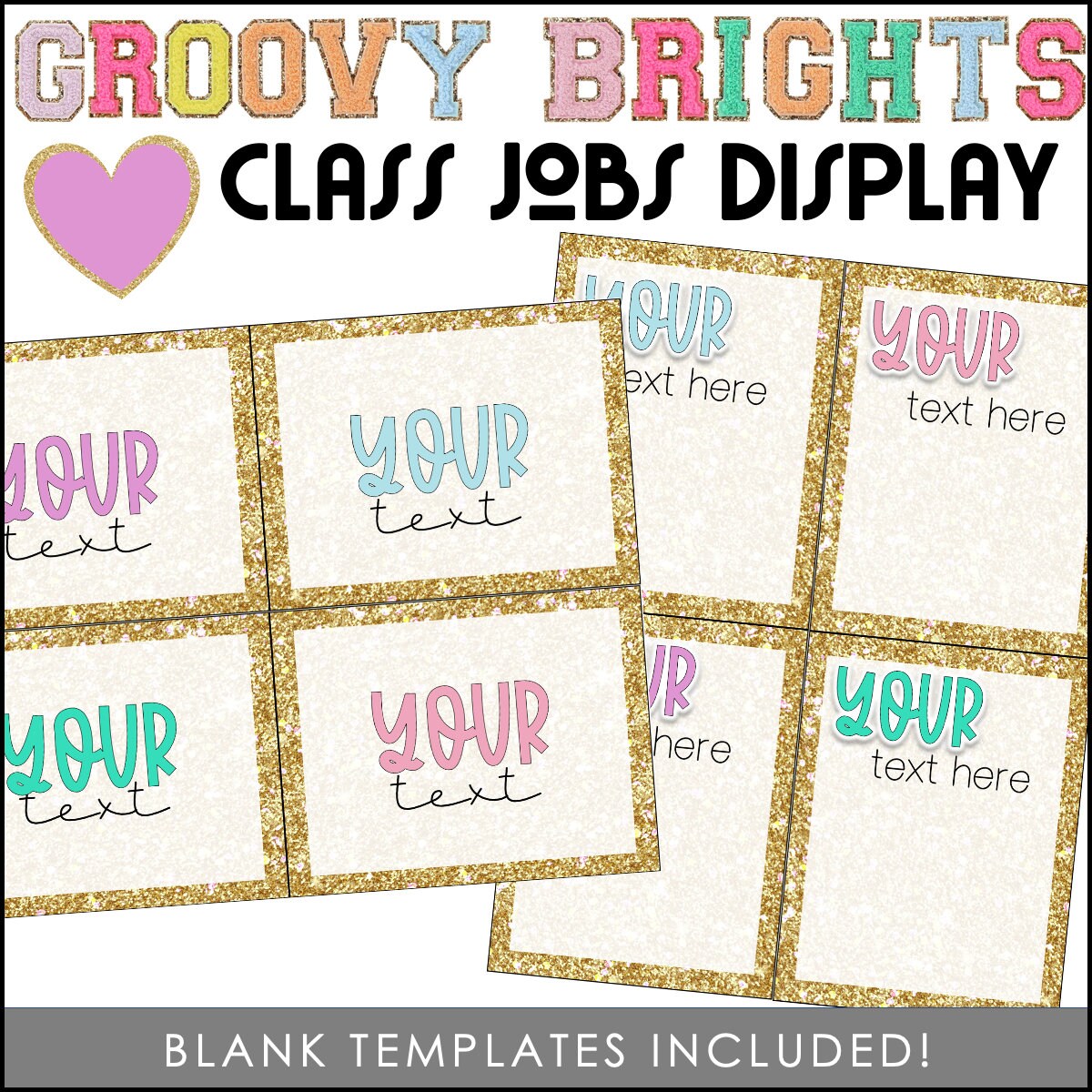 Groovy Classroom Decor | Class Jobs - Etsy