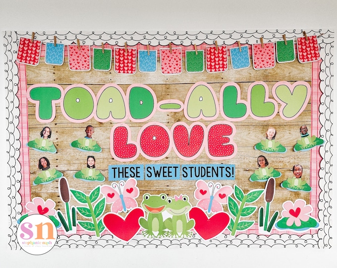 Sweet Heart Candy Valentine's Day Bulletin Board Kit February Classroom ...